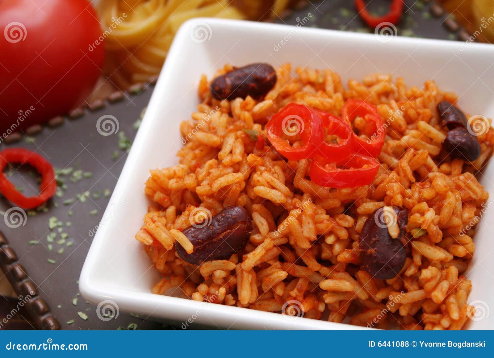 Mexican rice stock photo. Image of mexico, lunch, kidney - 6441088