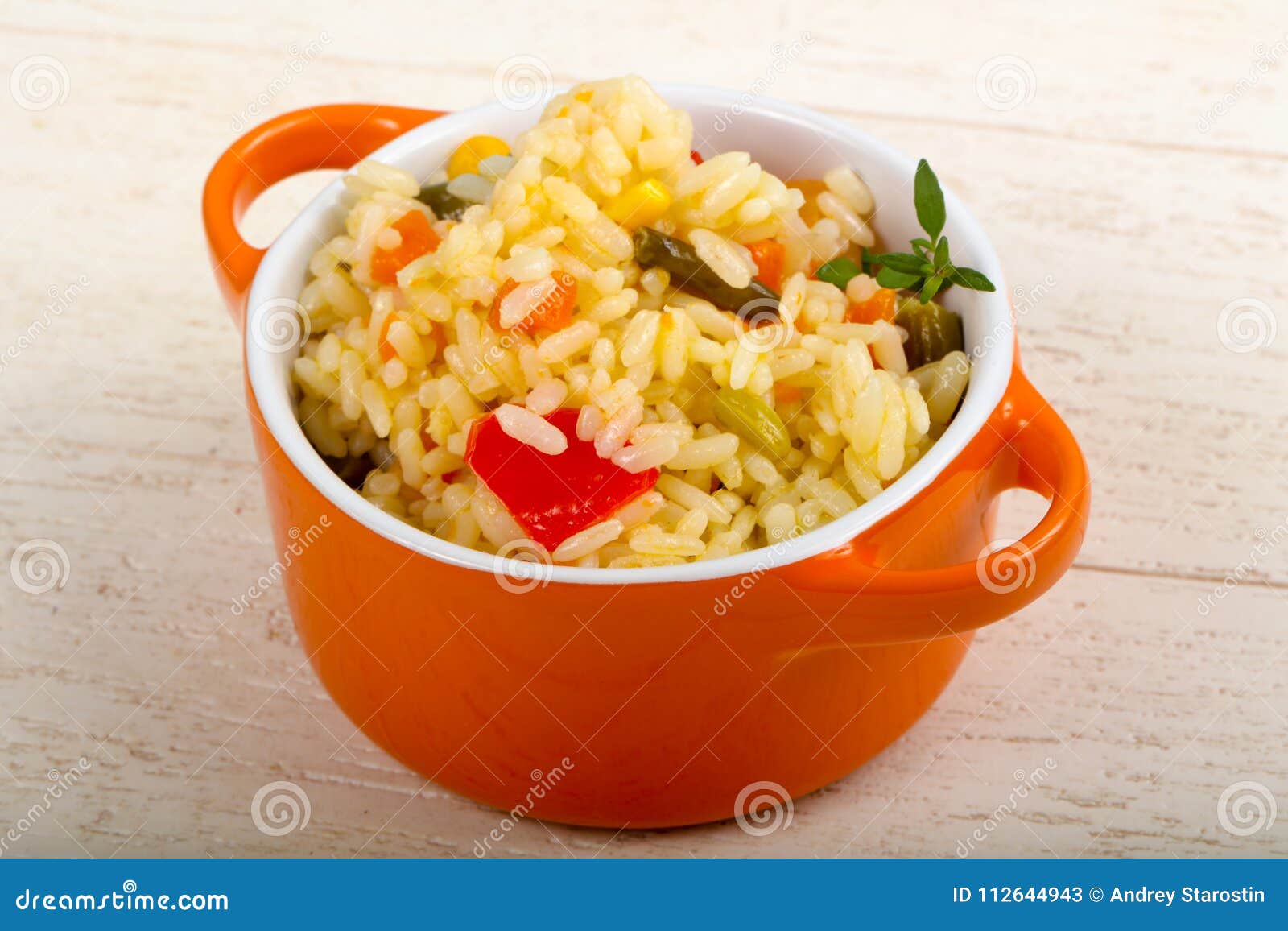 Mexican rice stock image. Image of healthy, italian - 112644943