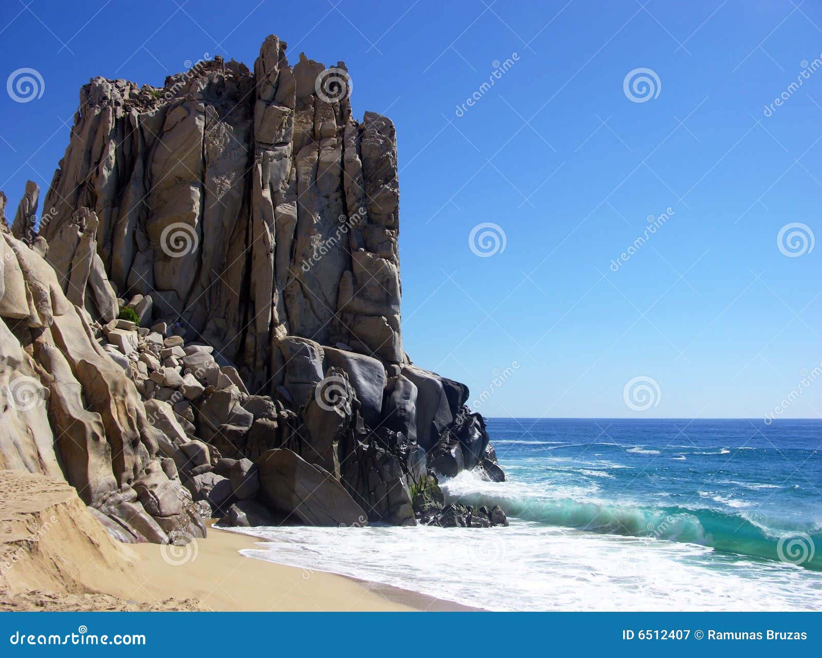 Mexican Rocks stock image. Image of ocean, rock, tourism - 6512407