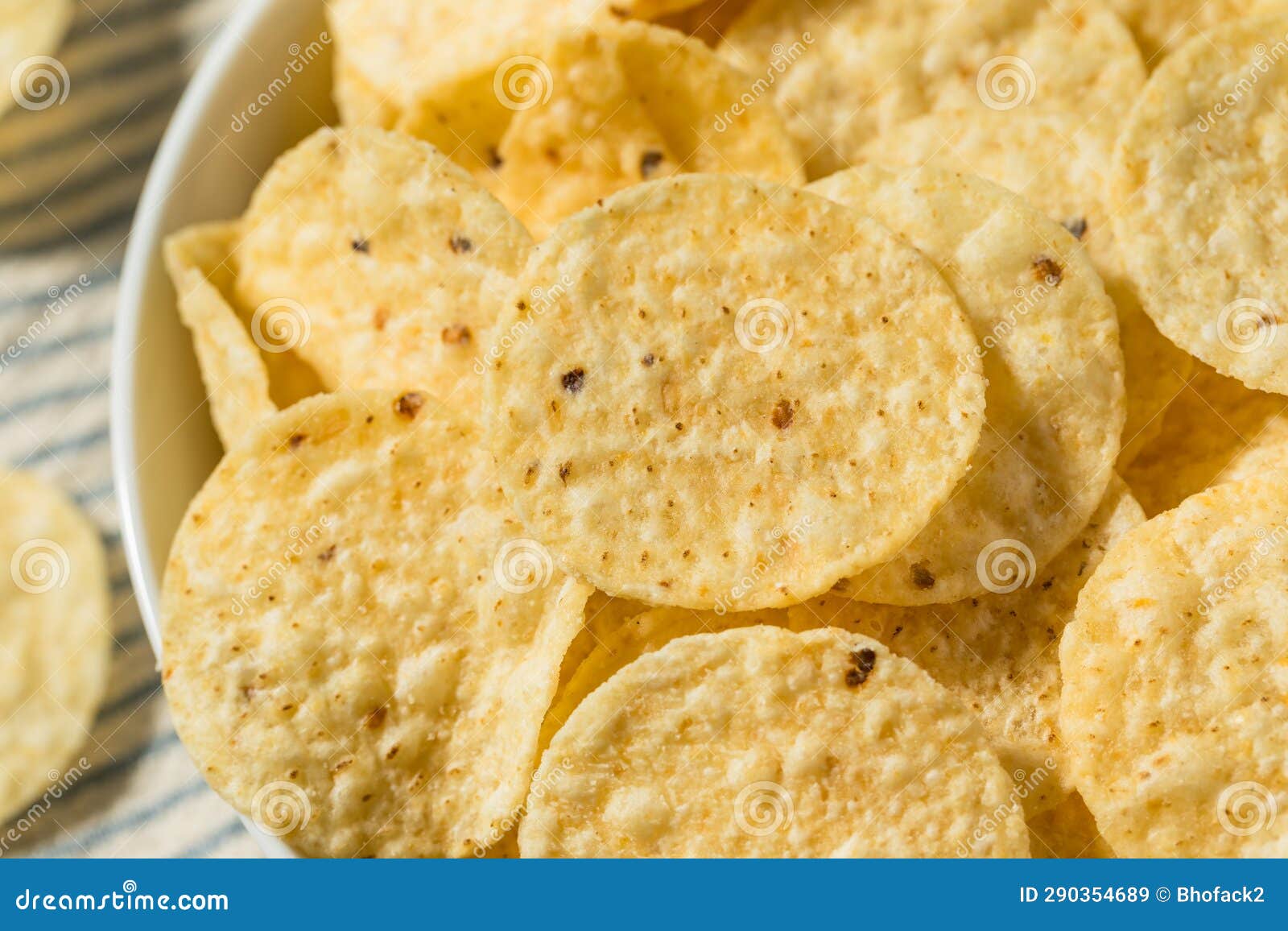 Mexican Round Tortilla Chips Stock Image - Image of mexican, appetizer ...