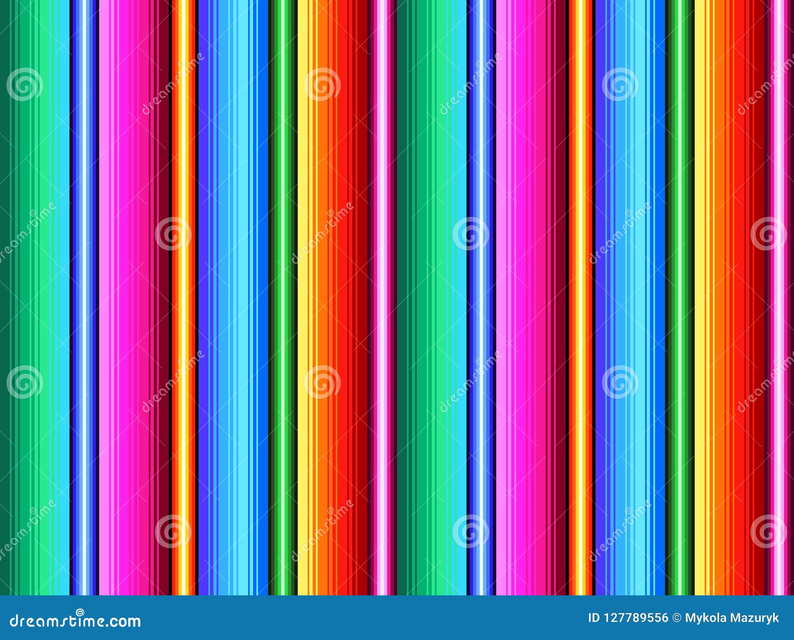 Mexican Rug Pattern. Serape Stripes Vector Stock Vector - Illustration ...