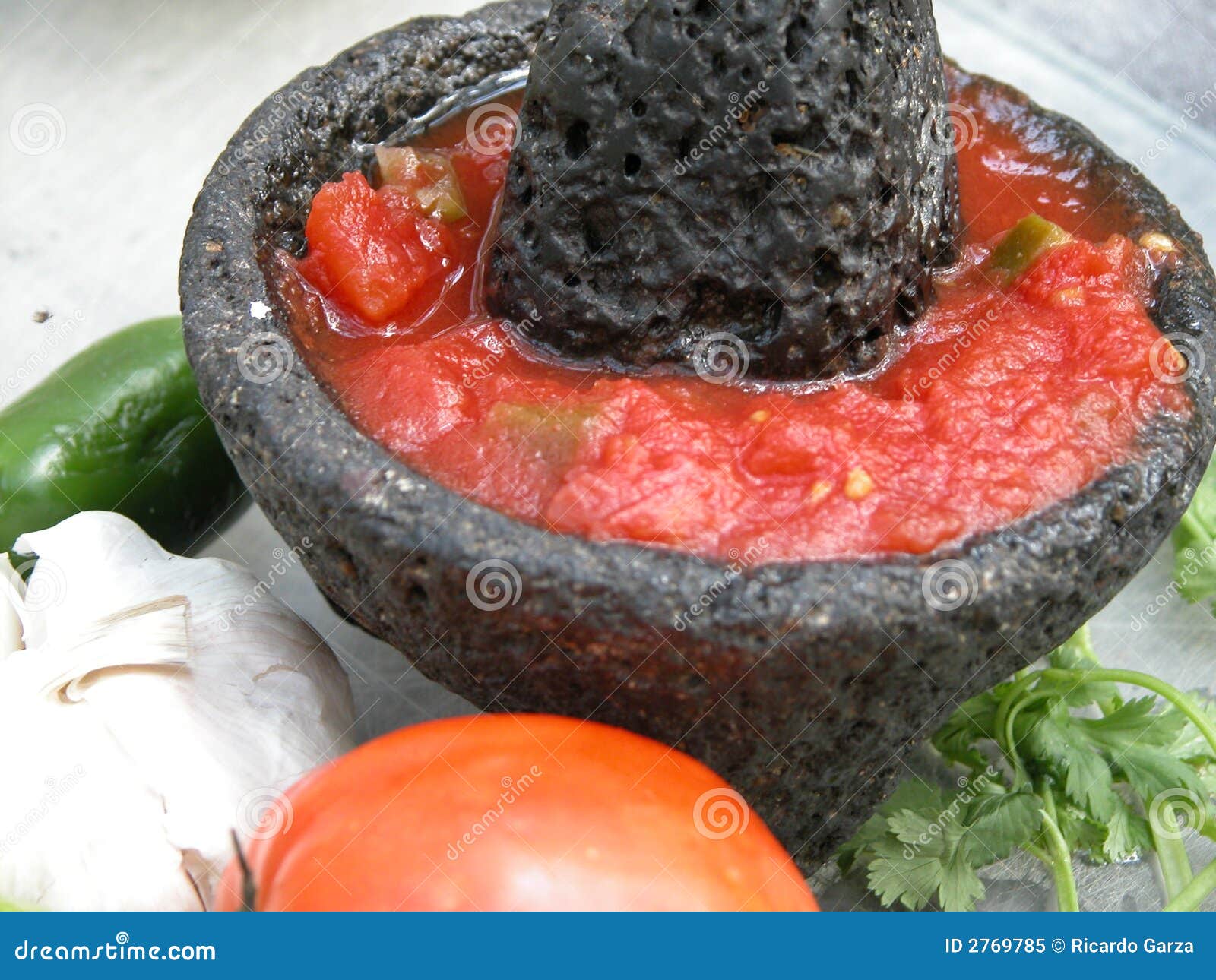 Mexican Salsa stock image. Image of mortar, food, burrito - 2769785