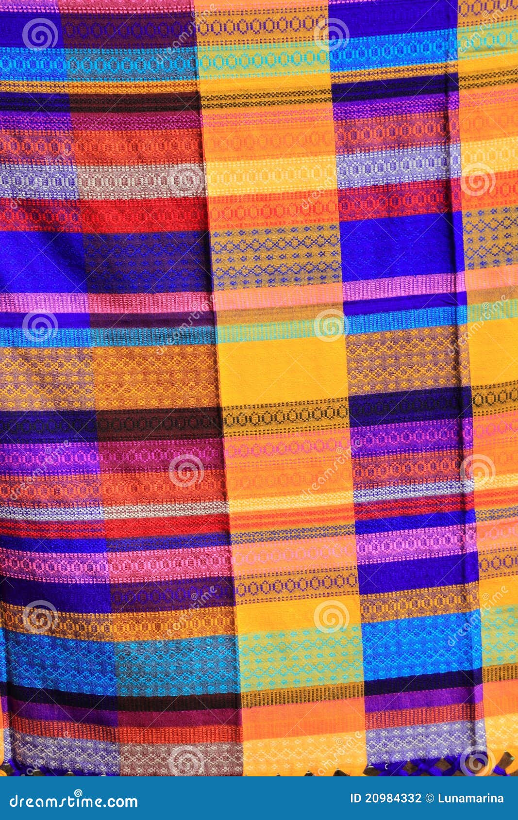 Mexican Serape Fabric Colorful Pattern Texture Stock Photo - Image of ...