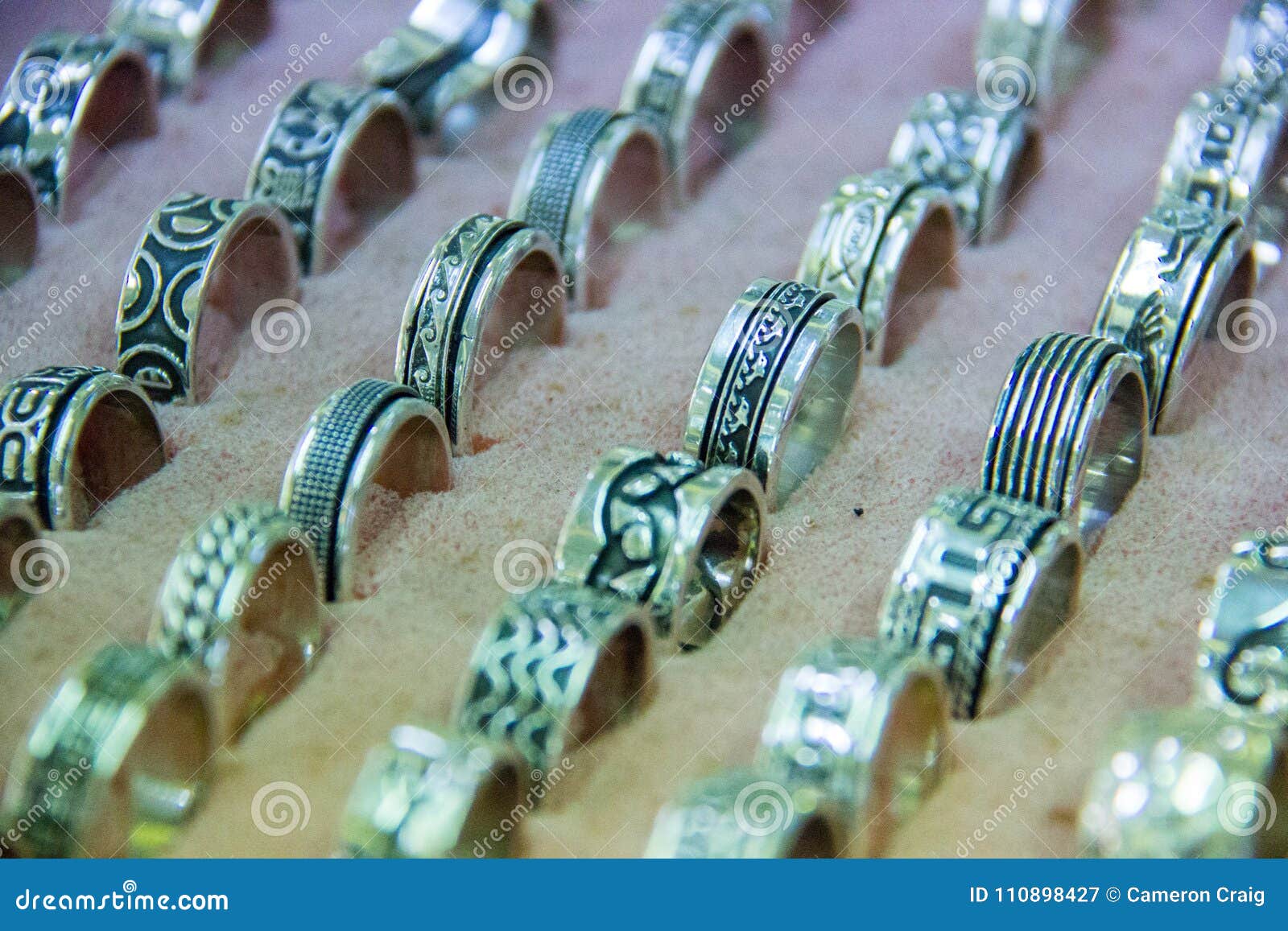 Mexican silver rings stock image. Image of store, rings - 110898427