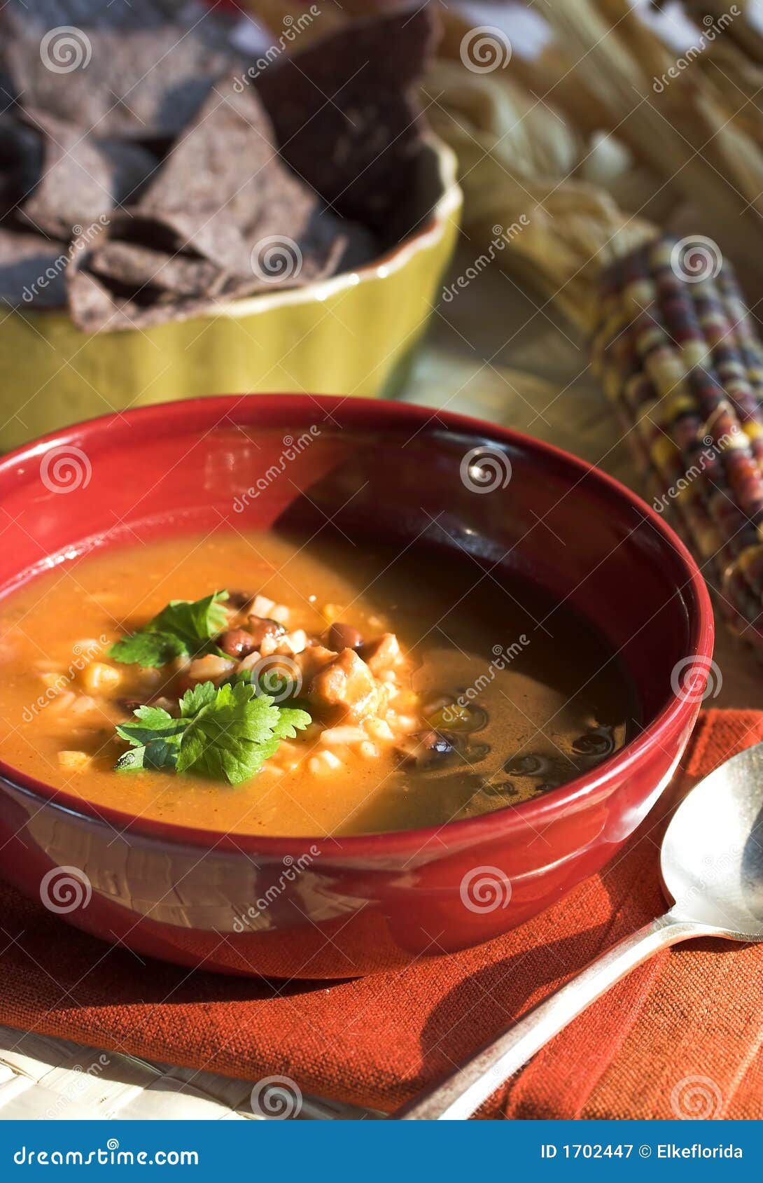 Mexican soup stock image. Image of beans, mexico, mexican - 1702447