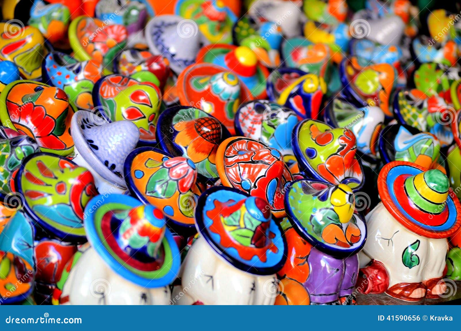 Mexican Souvenir Magnets On The Market At Chichen Itza Editorial Image ...