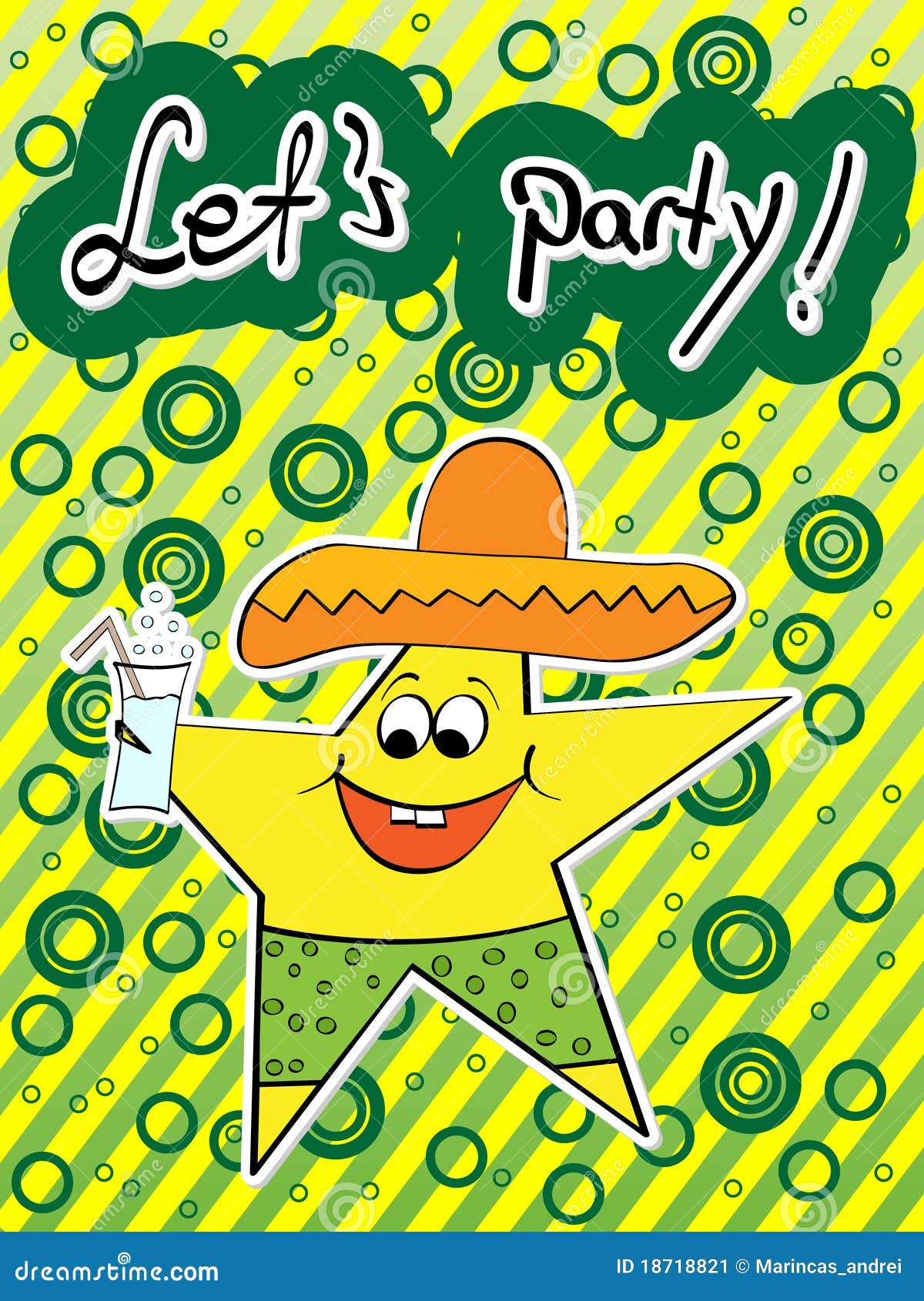 Mexican star stock vector. Illustration of cute, clip - 18718821