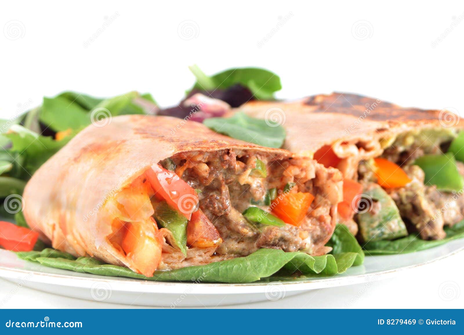 Mexican steak burrito stock image. Image of cultural, burrito - 8279469
