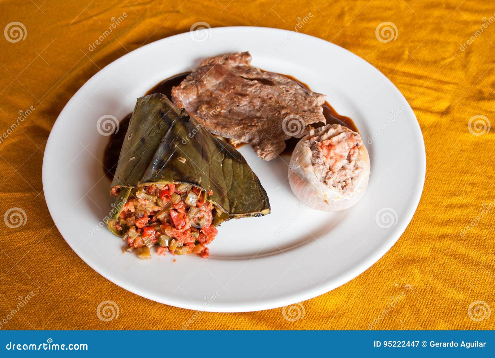 Mexican steak fillet stock image. Image of meat, catering - 95222447