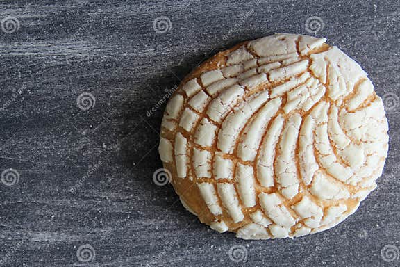 Mexican Sweet Bread, Vanilla Shell, Chocolate Shell Stock Photo - Image ...
