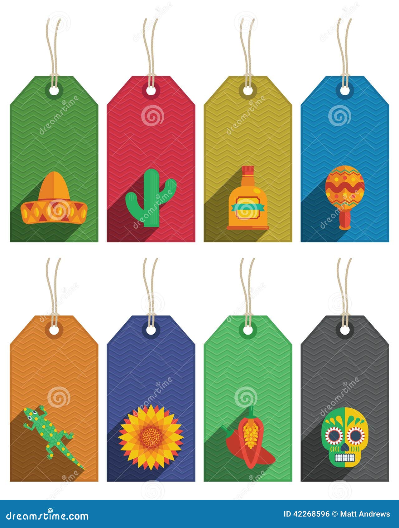 Mexican tags stock vector. Illustration of emblem, transparencies ...