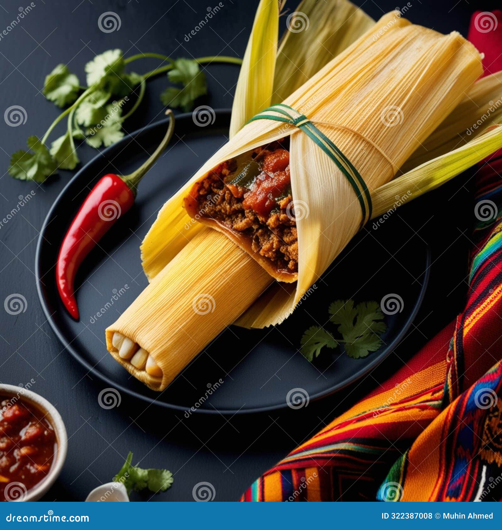 Mexican treditional tamale stock photo. Image of culinary - 322387008