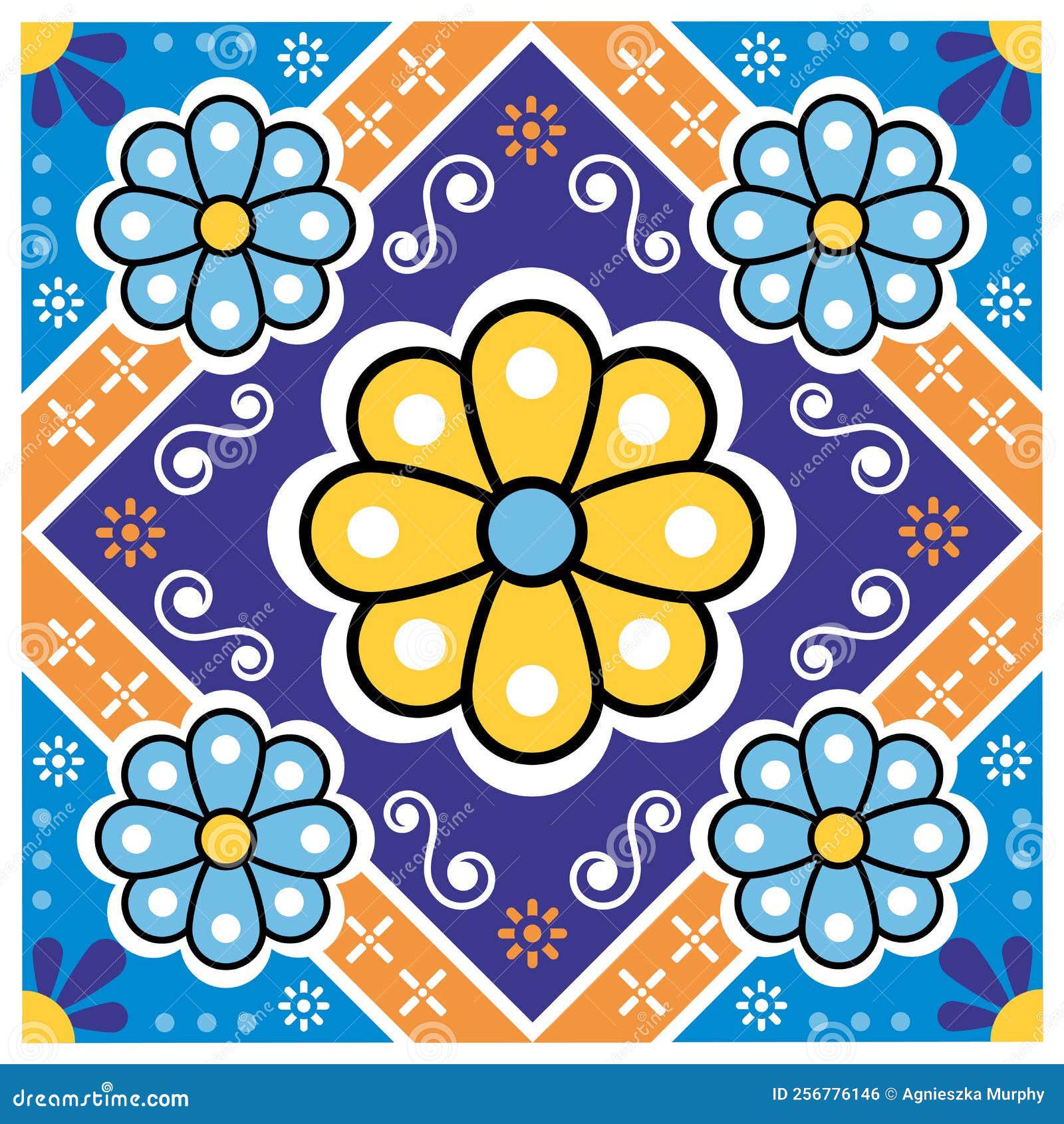 Mexican Tile Vector Pattern