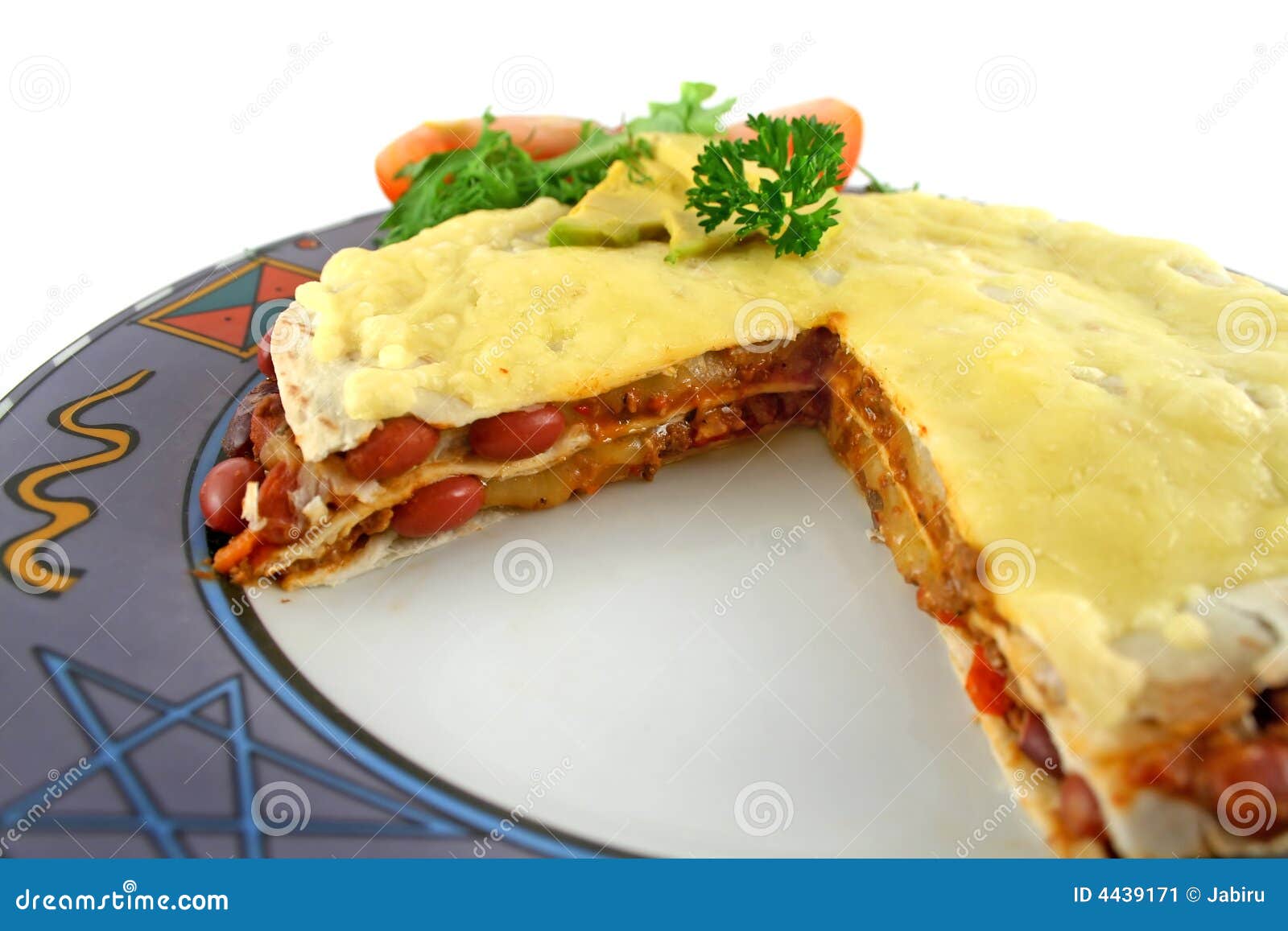 Mexican Tortilla Stack 2 stock image. Image of lettuce - 4439171