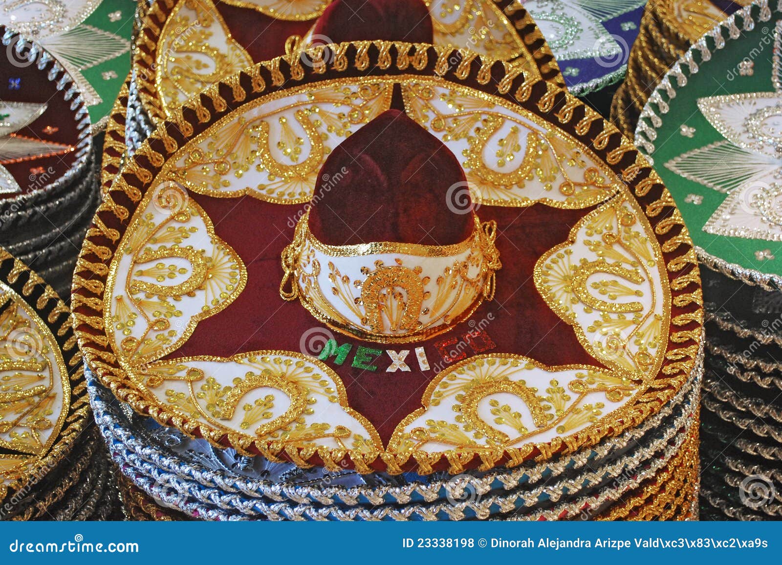 Mexican traditional hats stock photo. Image of handcraft - 23338198