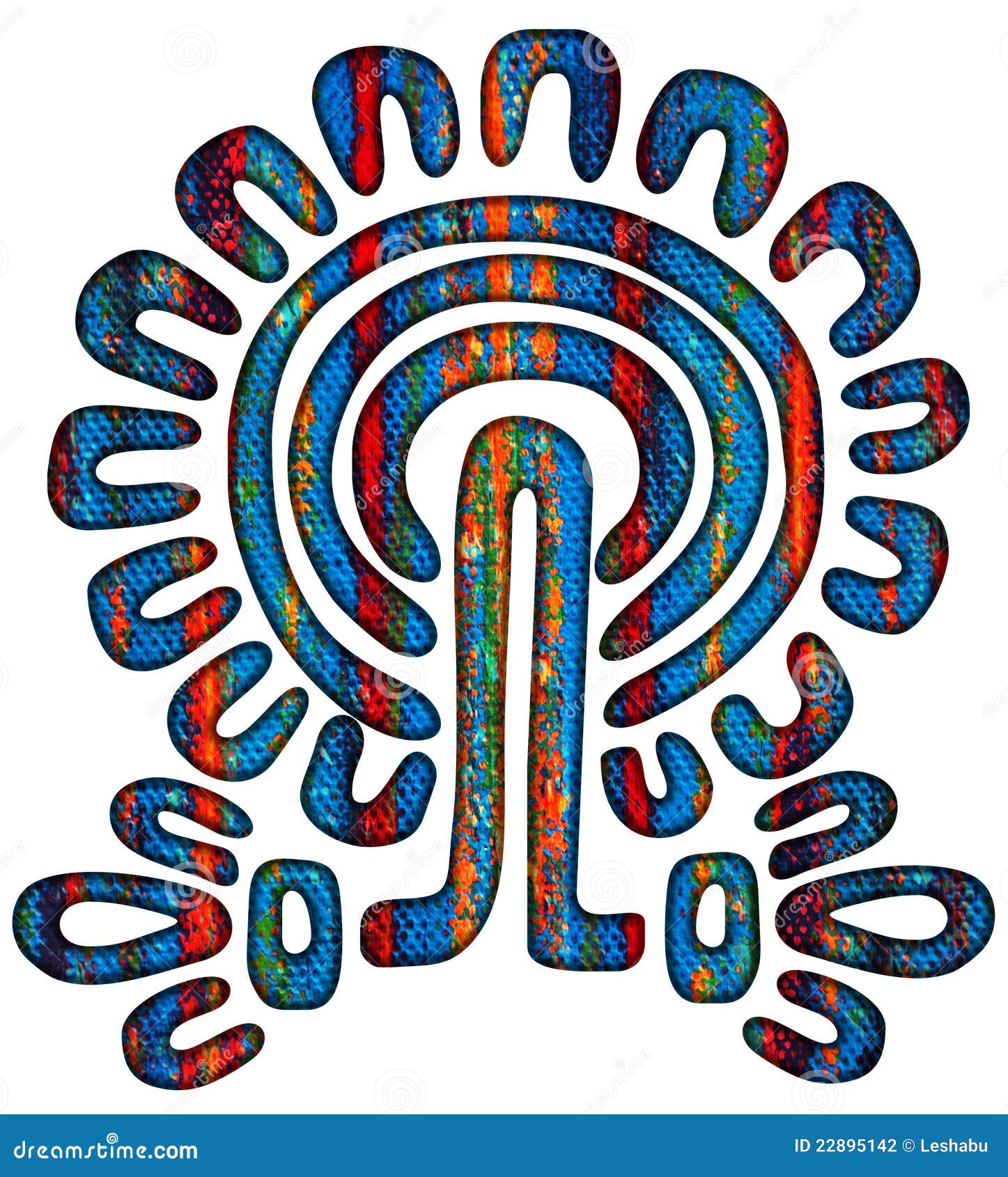 Mexican Tree Illustration stock illustration. Illustration of ornament ...