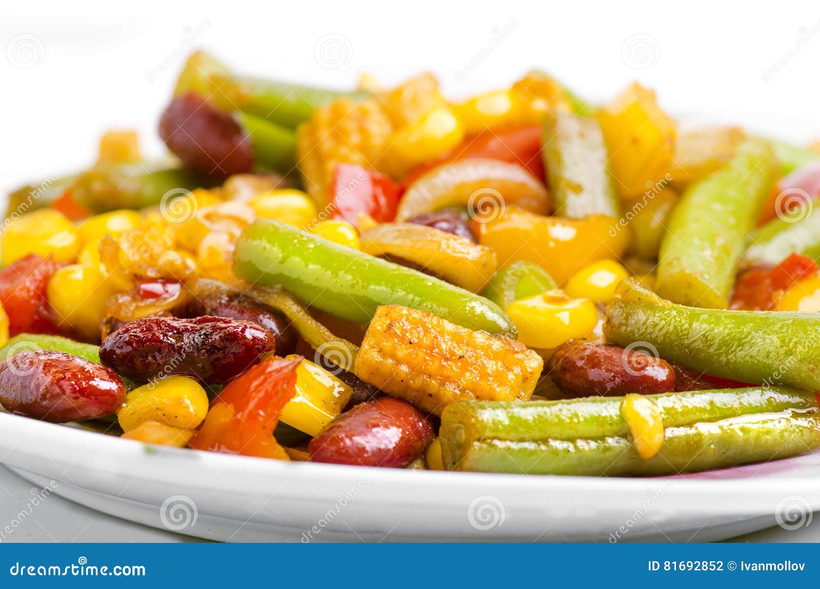 Mexican Vegetable Mix stock photo. Image of lunch, pepper - 81692852