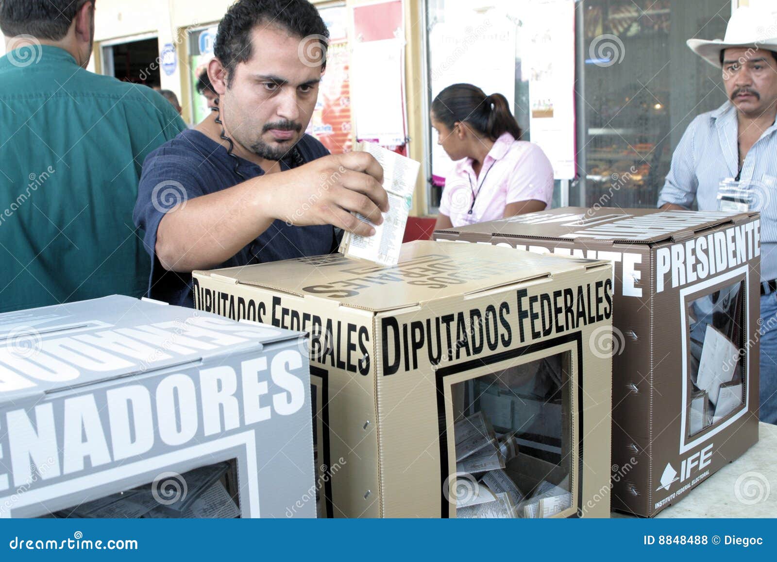 Mexican voting editorial stock photo. Image of vote, presdency - 8848488