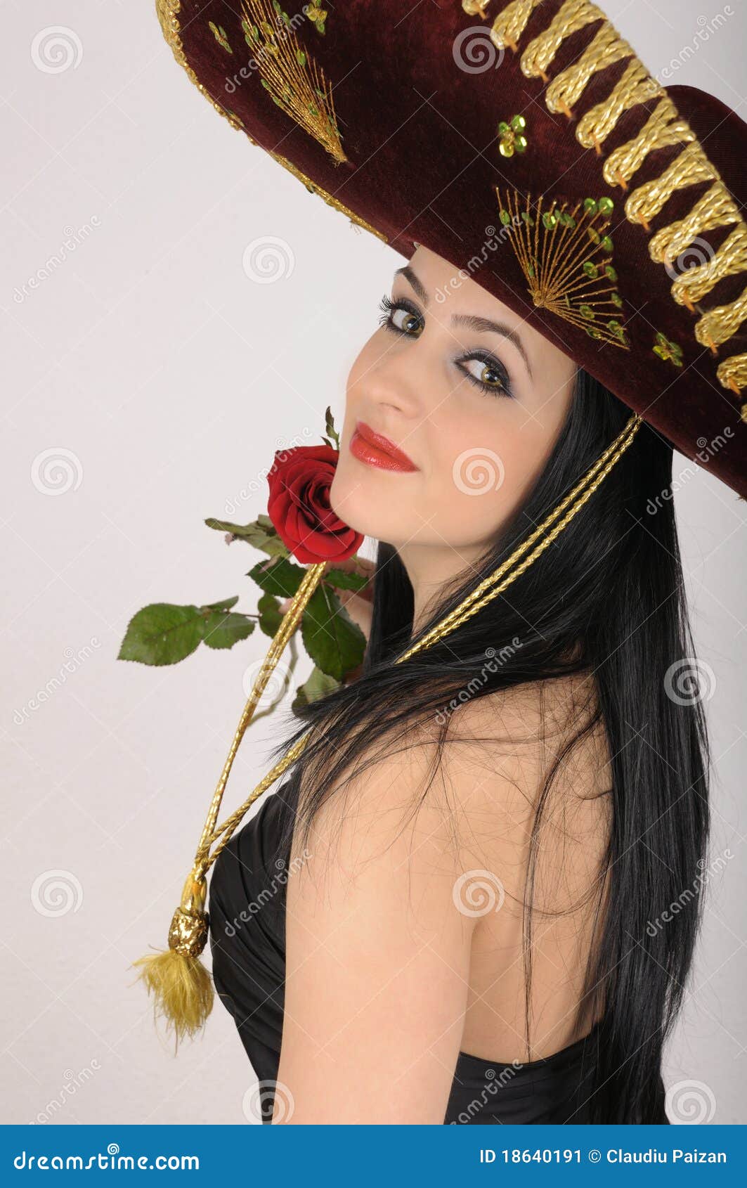 Mexican Woman stock image. Image of beautiful, young - 18640191