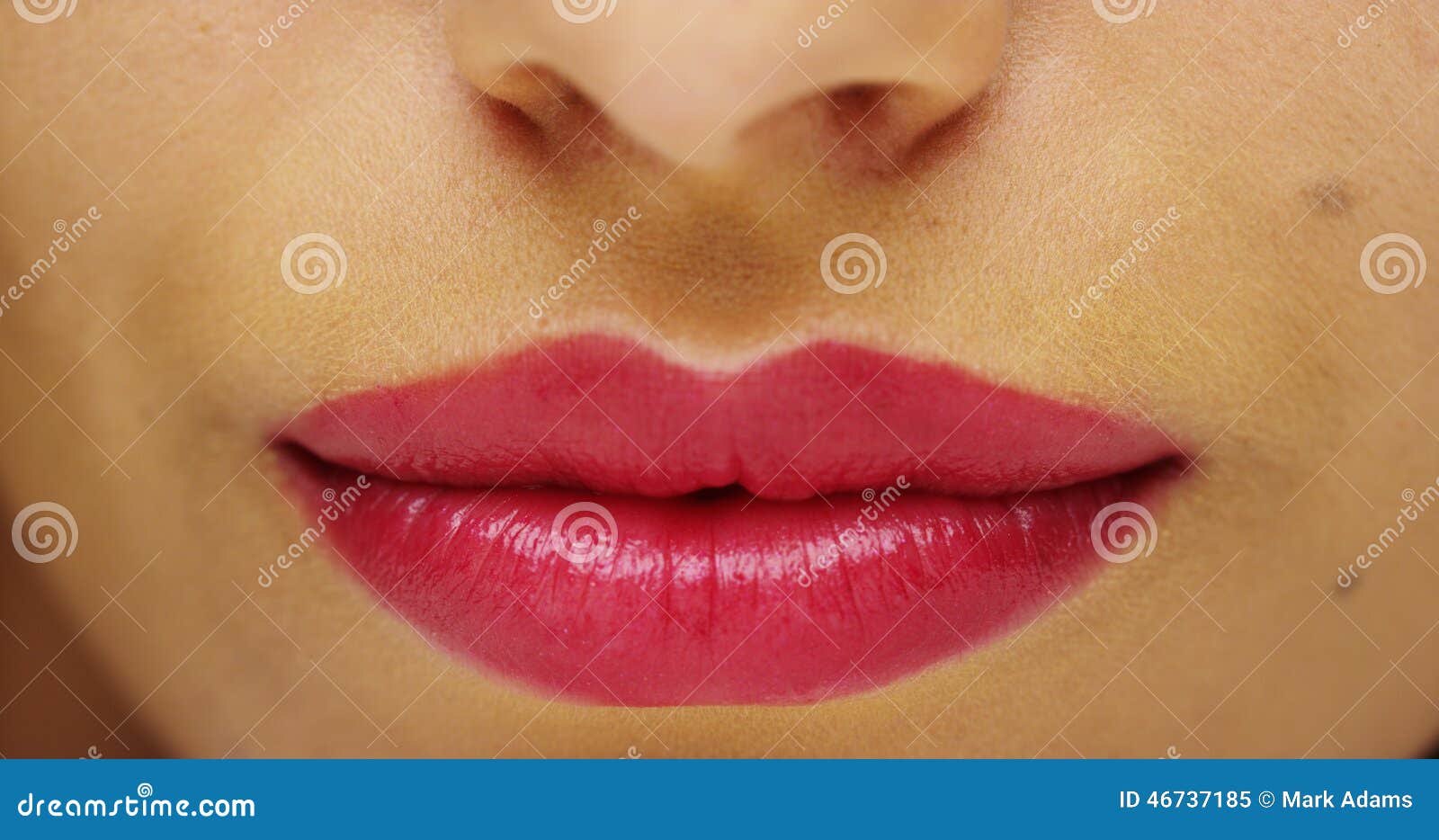 Mexican Woman S Beautiful Lips Stock Image - Image of beautiful ...
