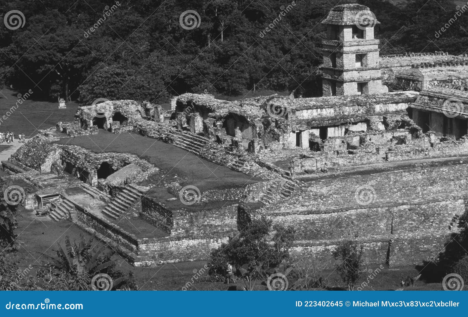 Mexico: the Ancient Maya Temples of Palenque Stock Image - Image of ...