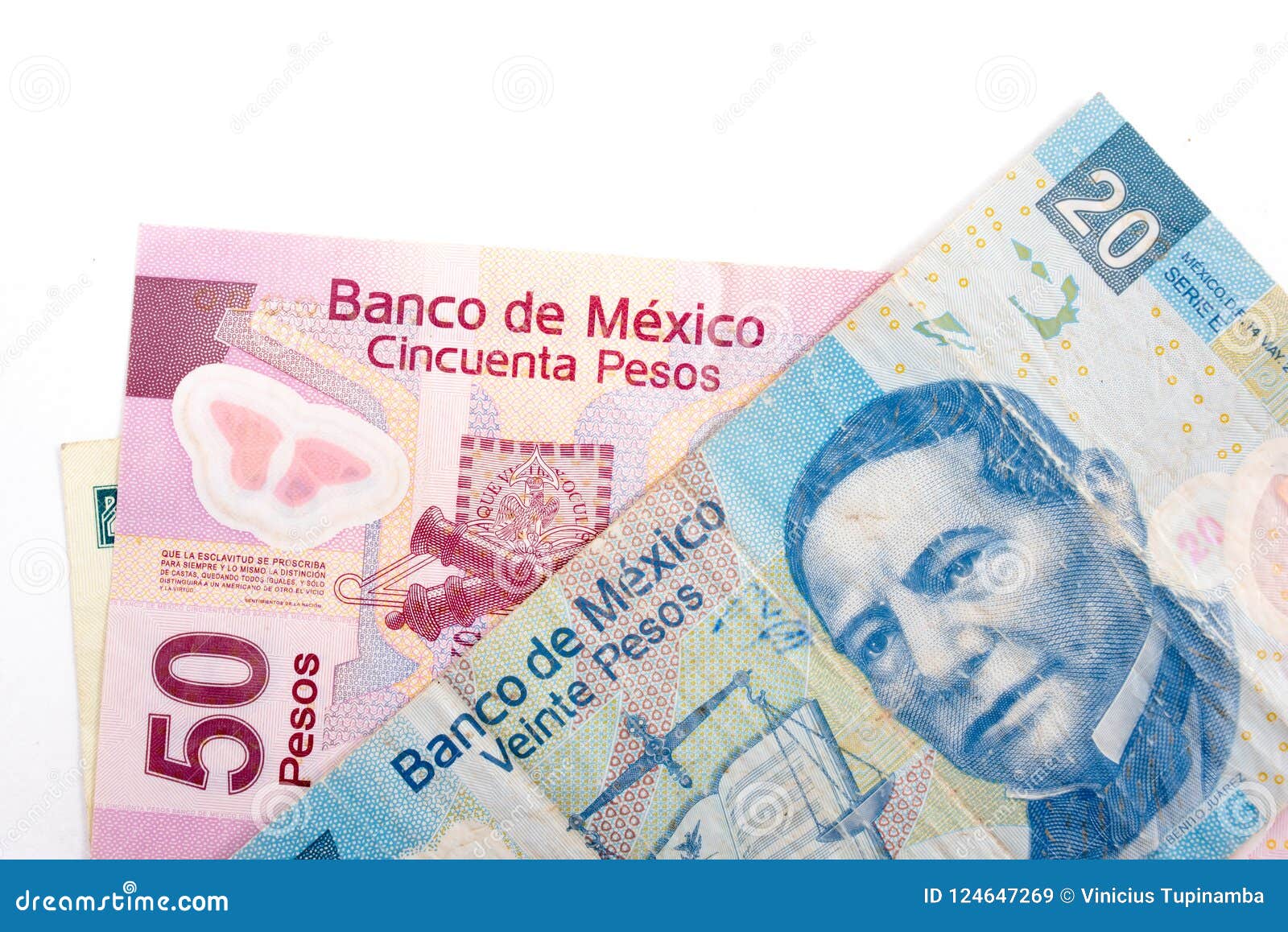 Mexico bank notes stock image. Image of investment, economy - 124647269