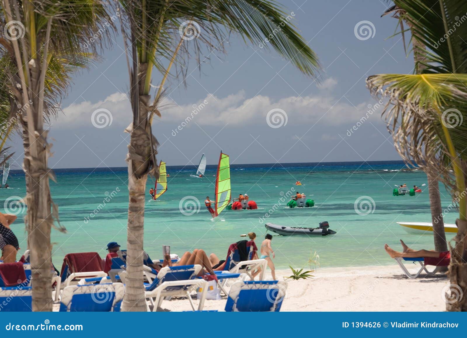 Mexico on Beach Active People Stock Photo - Image of body, travel: 1394626
