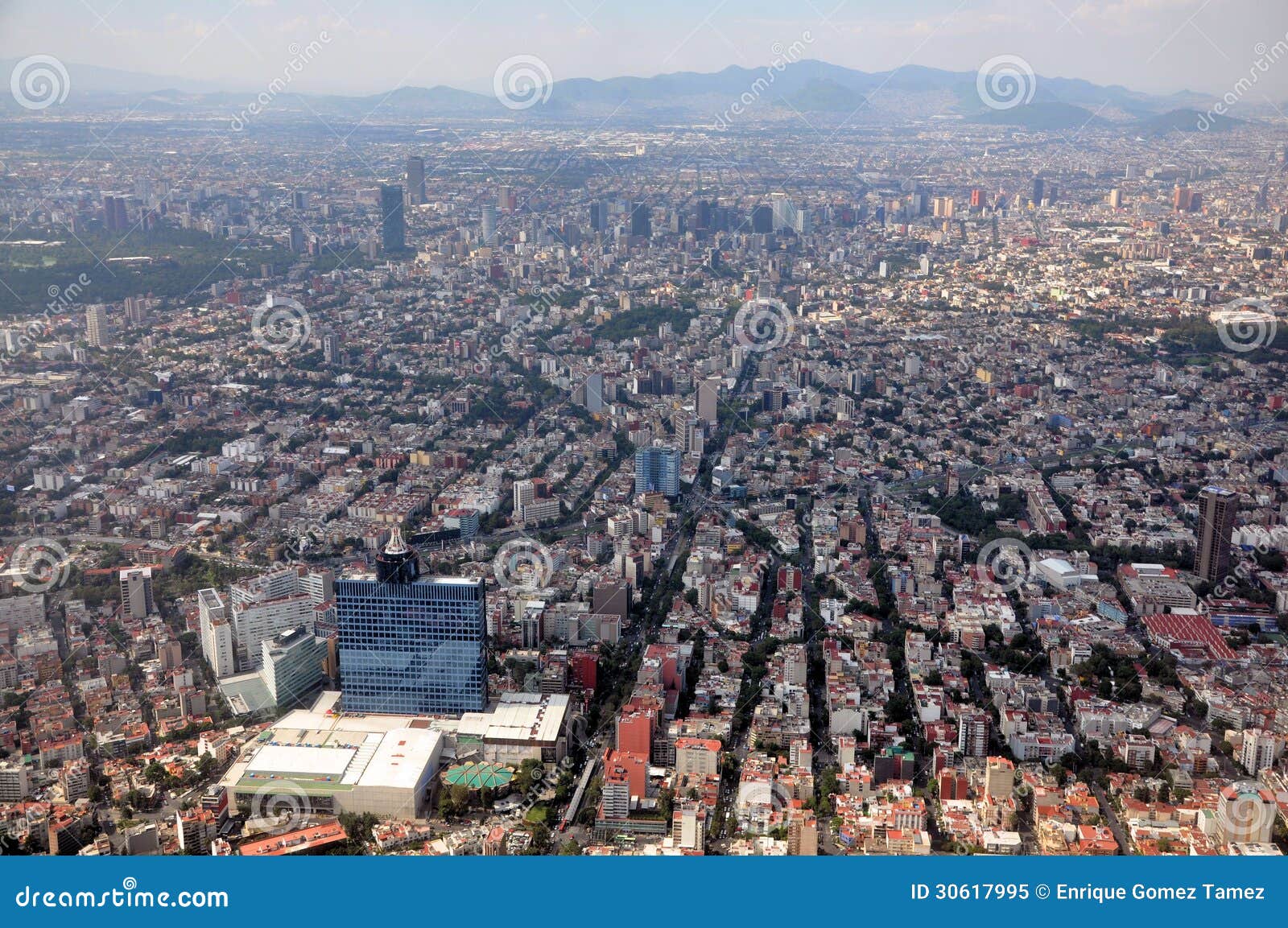 Mexico City Aerial stock image. Image of cityscape, mexico - 30617995