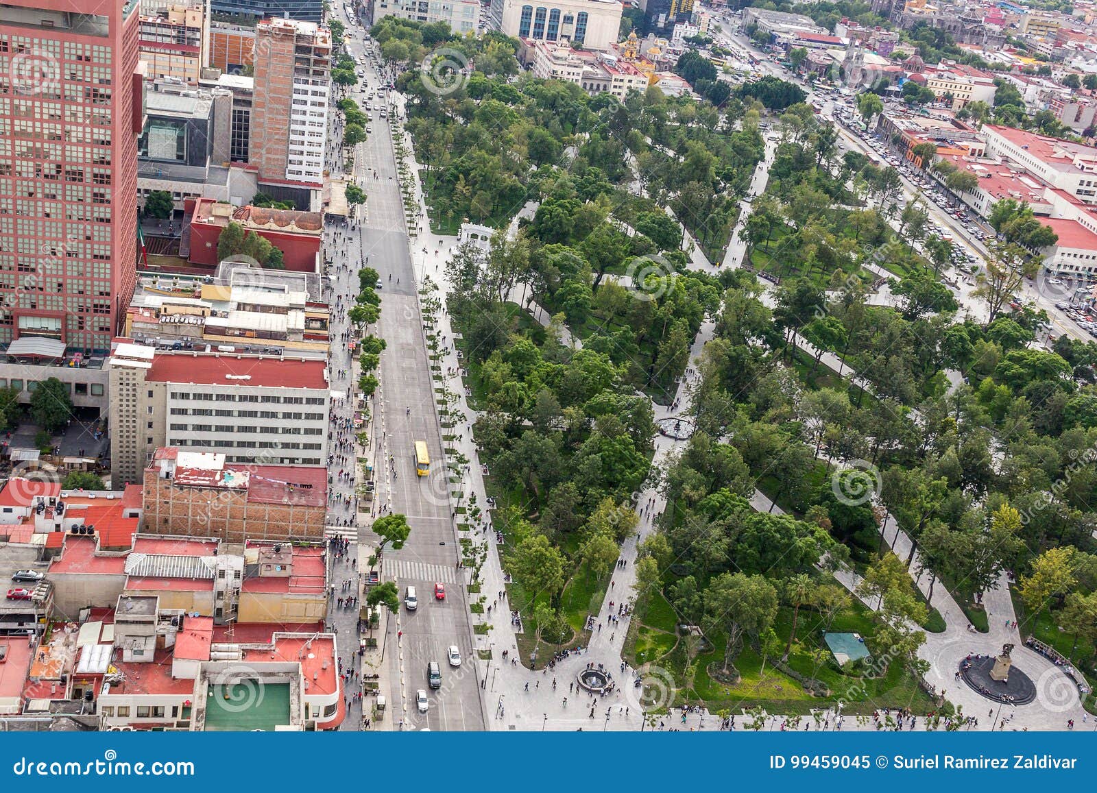 MEXICO CITY - CIRCA MAY 2013: Alameda Central Park Editorial Image ...