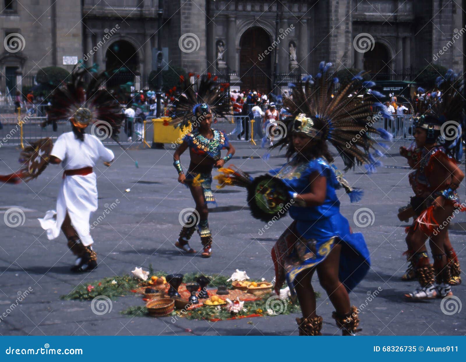 Mexico city; aztec dance editorial image. Image of central - 68326735