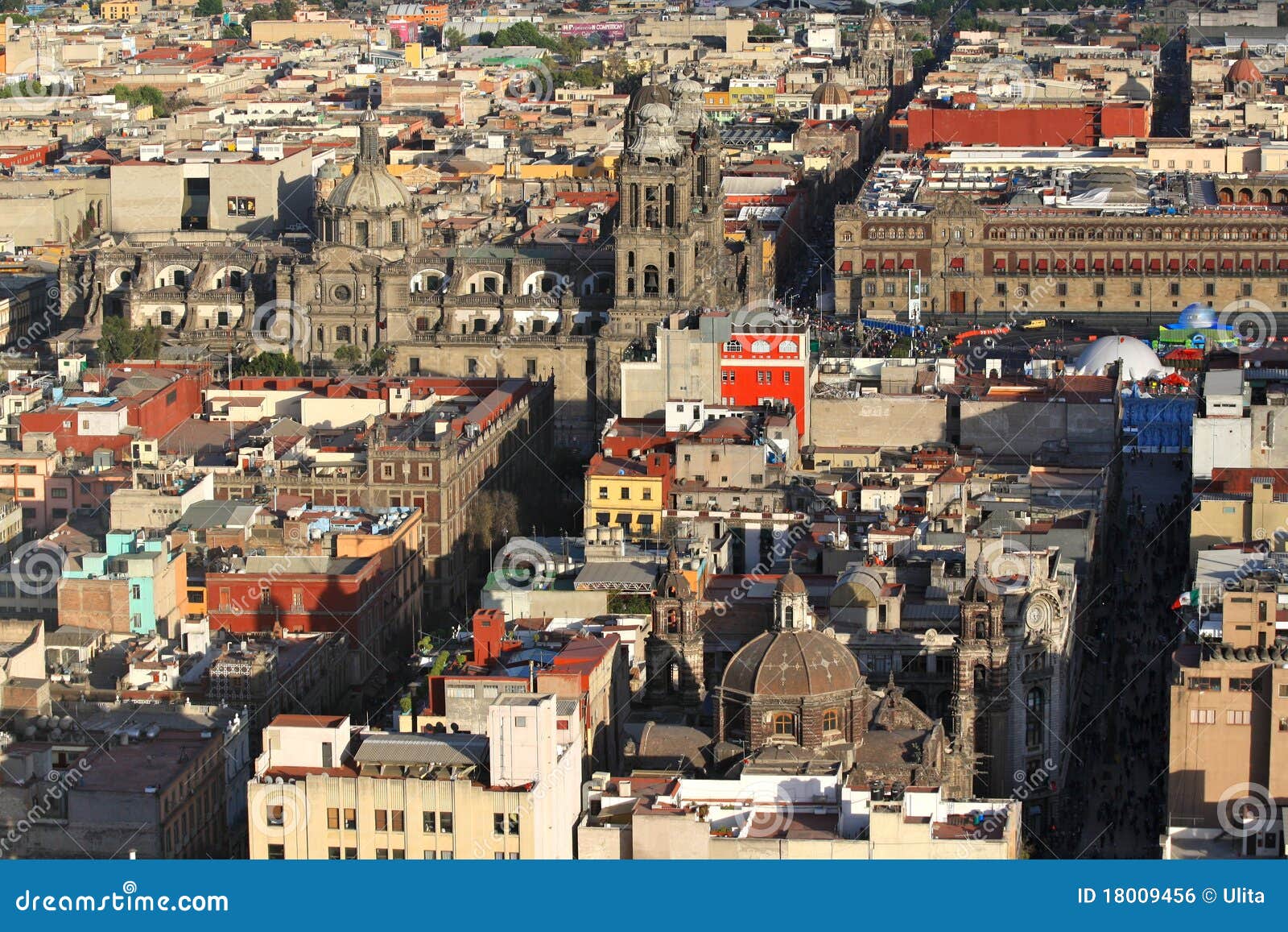 Mexico City Cathedral and Historic Buildings Stock Photo - Image of ...