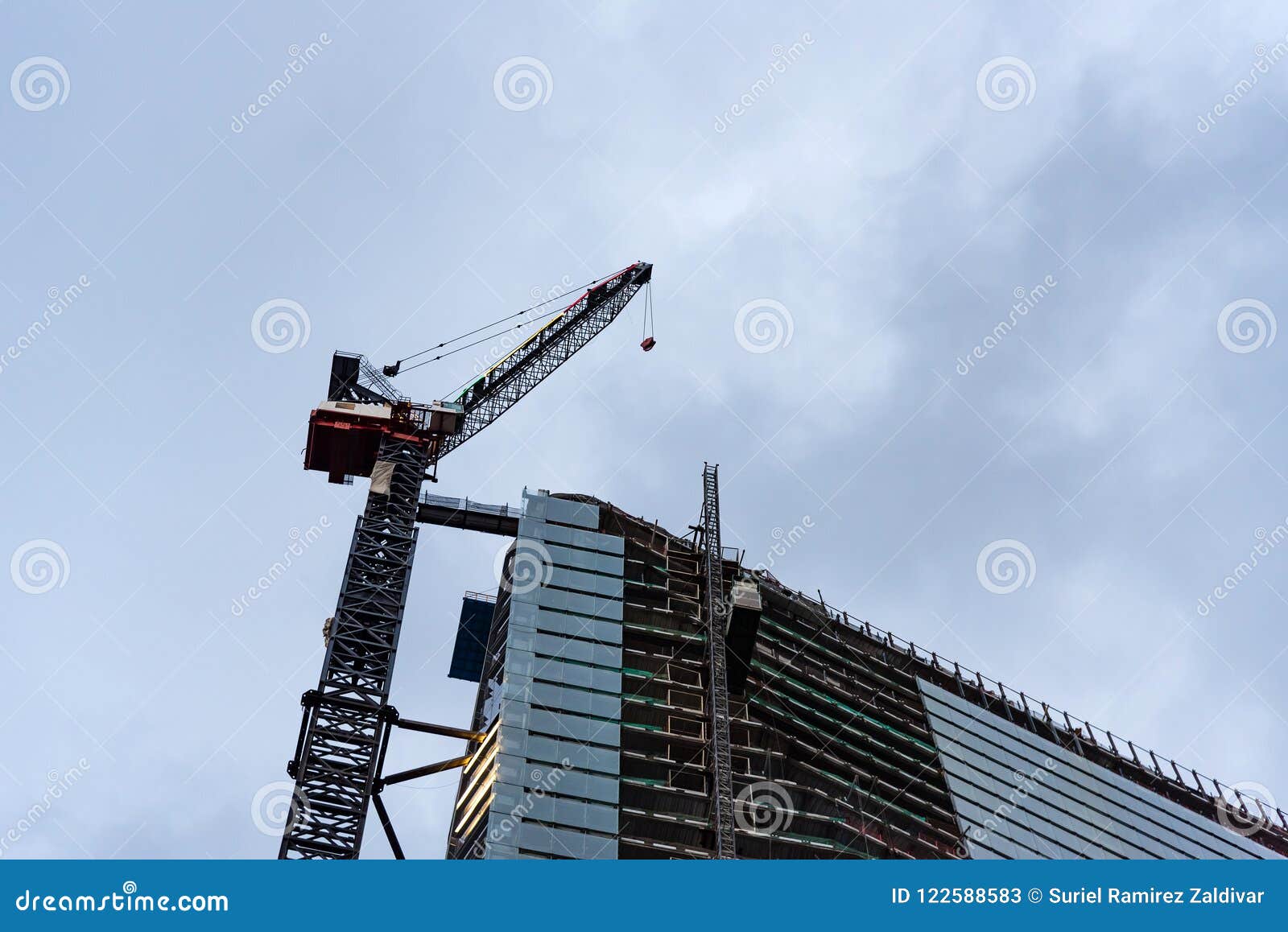 Construction Structure, Building Chapultepec Uno Stock Image - Image of ...