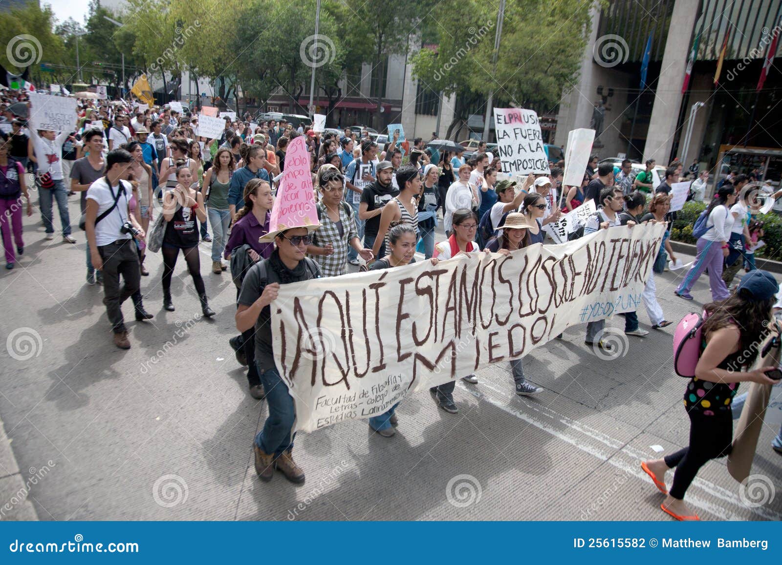 Mexico City Election Protest Editorial Photography - Image of city ...