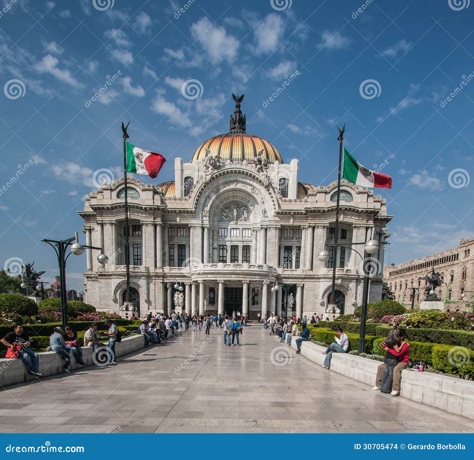 Mexico City, main Plaza editorial stock image. Image of america - 30705474