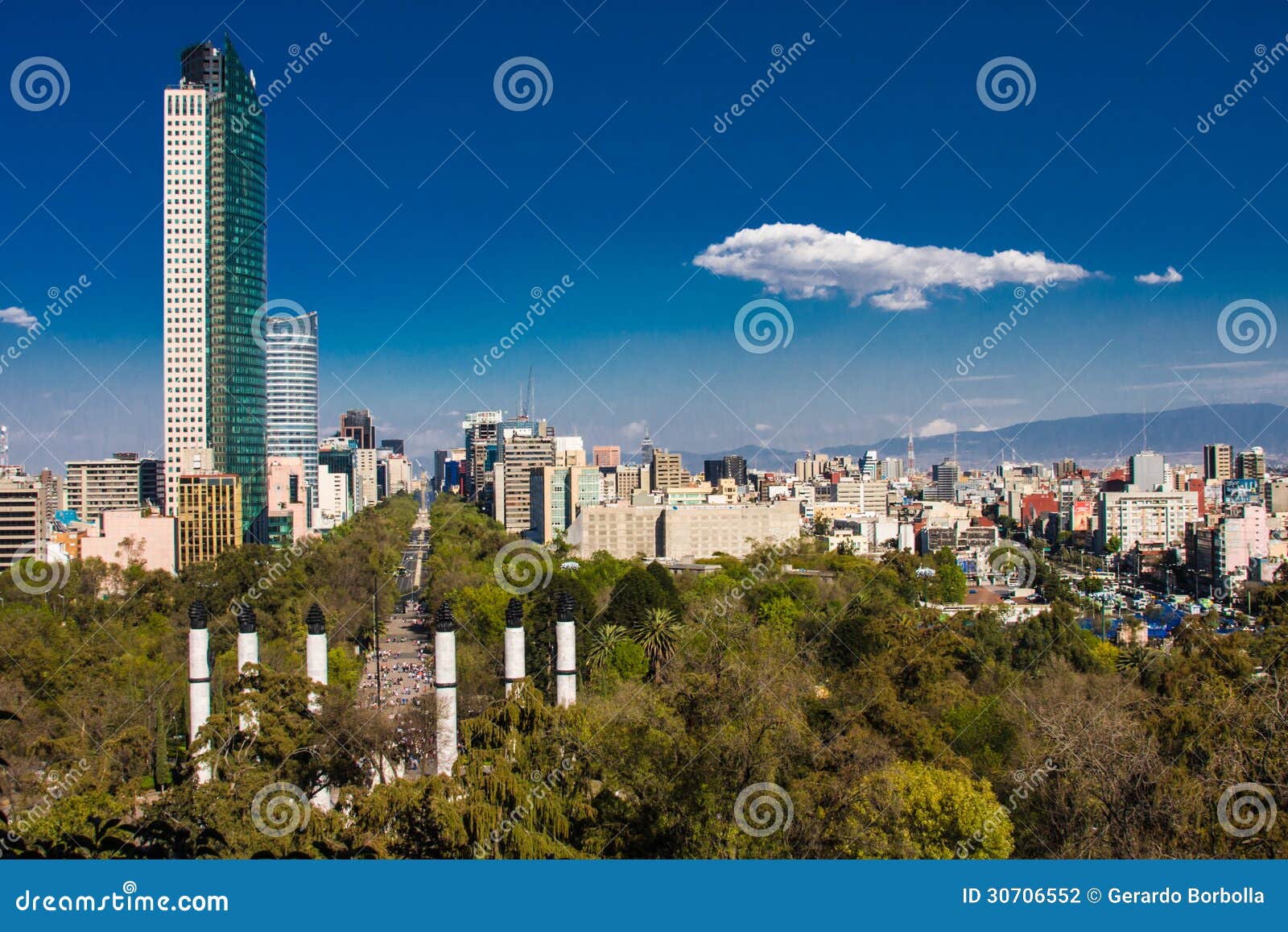 Mexico City, main Plaza stock photo. Image of buildings - 30706552