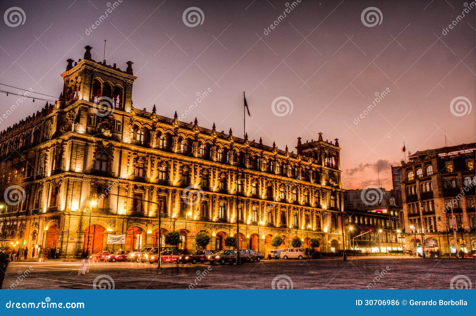 Mexico City, main Plaza stock photo. Image of latin, palace - 30706986