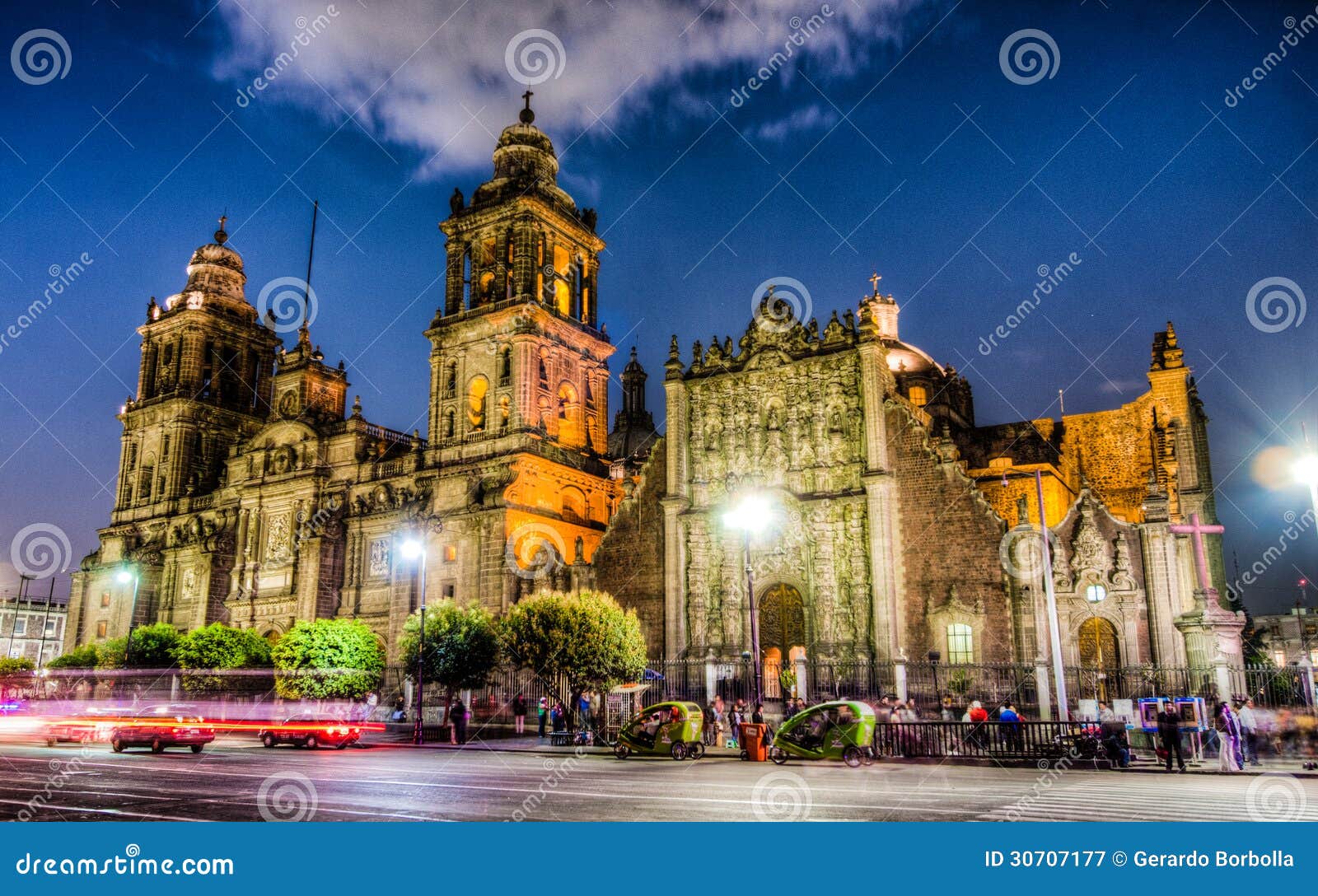 Mexico City, main Plaza stock image. Image of architecture - 30707177