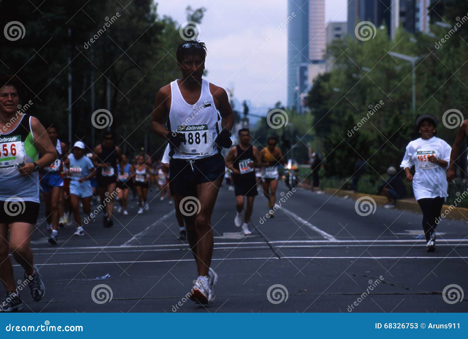 Mexico city marathon editorial stock photo. Image of marathon - 68326753