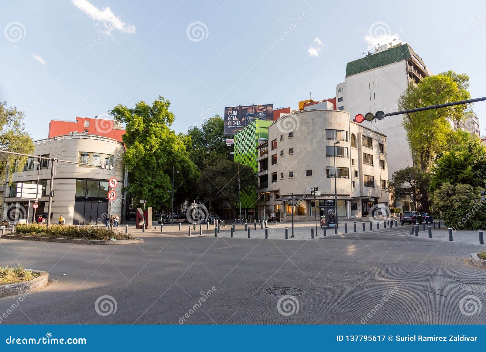 Mexico City - Polanco Street Editorial Photography - Image of ...