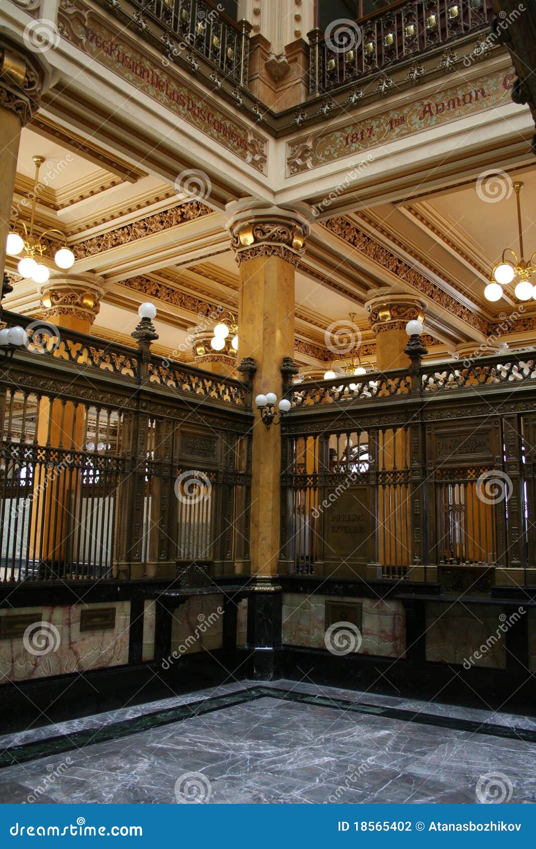 Mexico City Post Office editorial photography. Image of object - 18565402