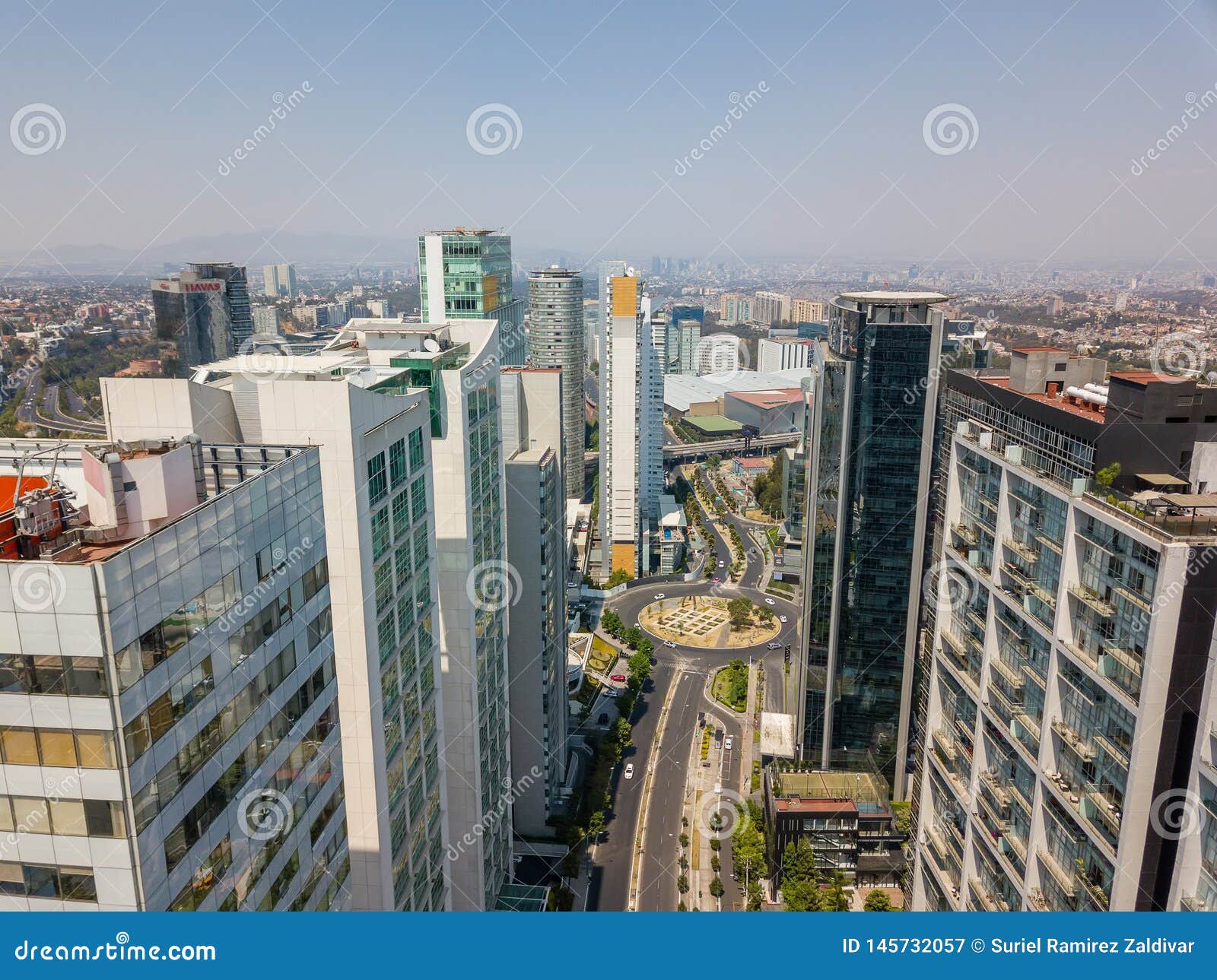 Mexico City - Santa Fe - Panoramic View Editorial Photography - Image ...