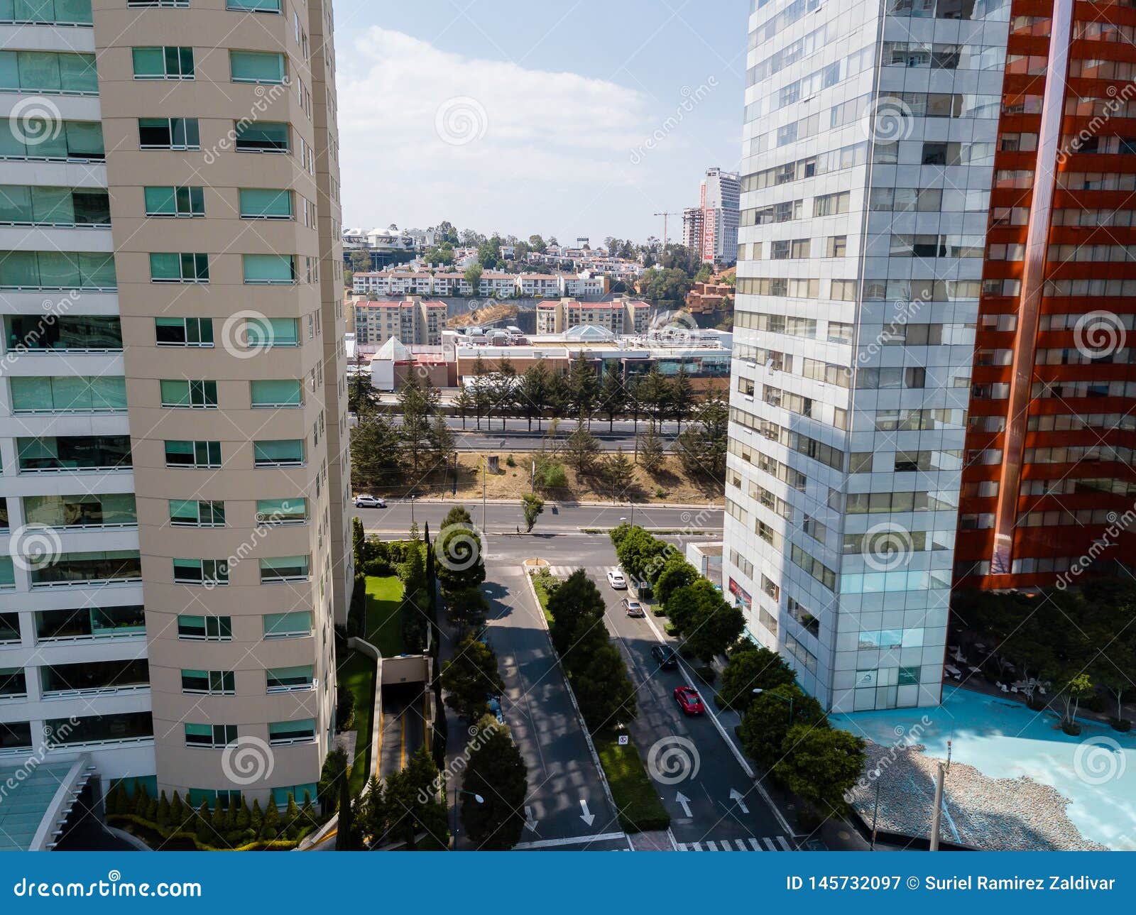 Mexico City - Santa Fe - Panoramic View Editorial Photography - Image ...
