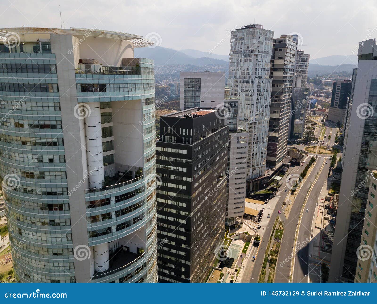Mexico City - Santa Fe - Panoramic View Editorial Stock Image - Image ...