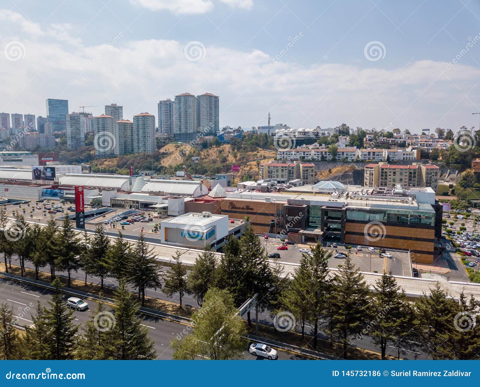 Mexico City - Santa Fe - Panoramic View Editorial Photo - Image of ...