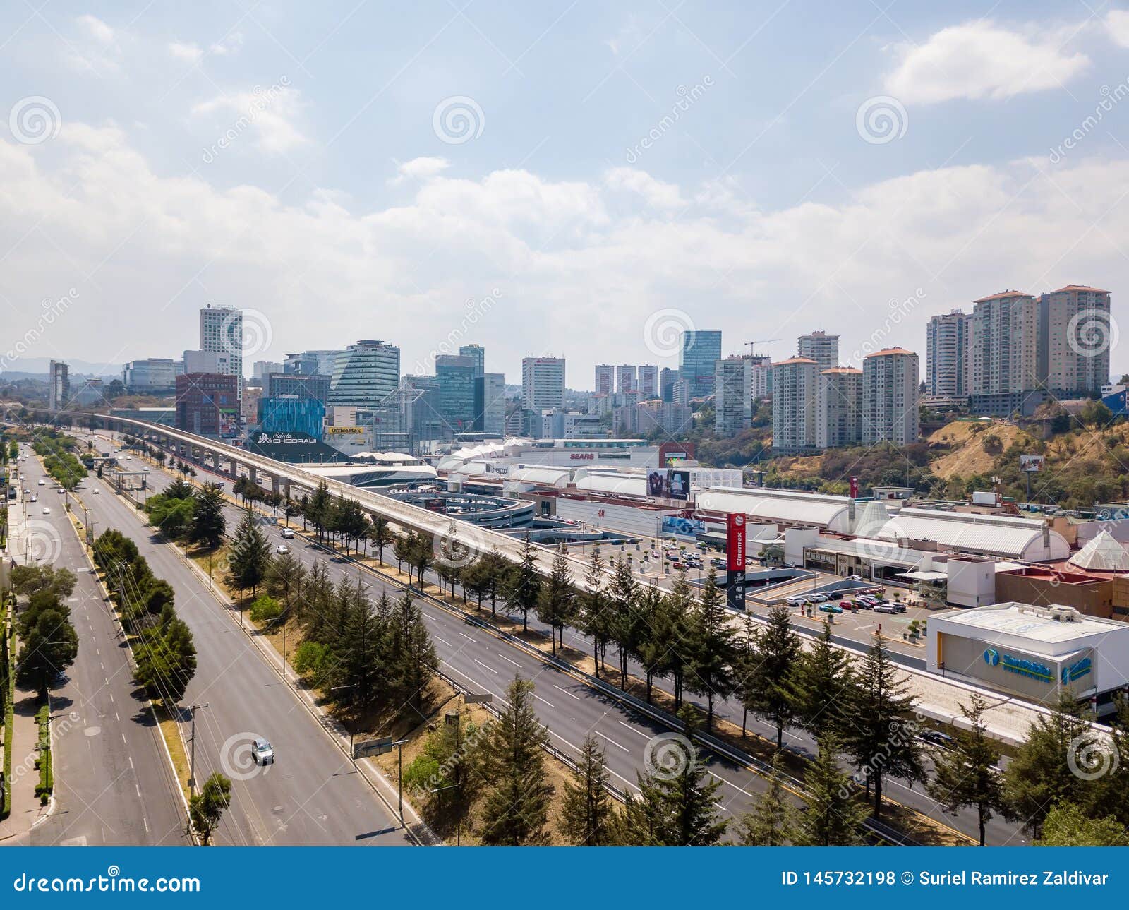 Mexico City - Santa Fe - Panoramic View Editorial Stock Photo - Image ...