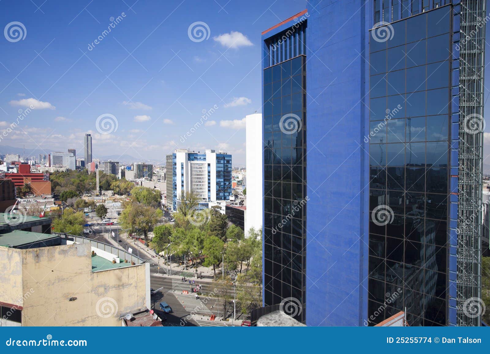 The mexico city skyline stock photo. Image of metropolis - 25255774