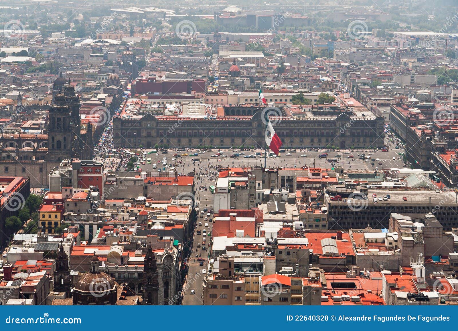 Mexico City Zocalo stock photo. Image of mexico, america - 22640328