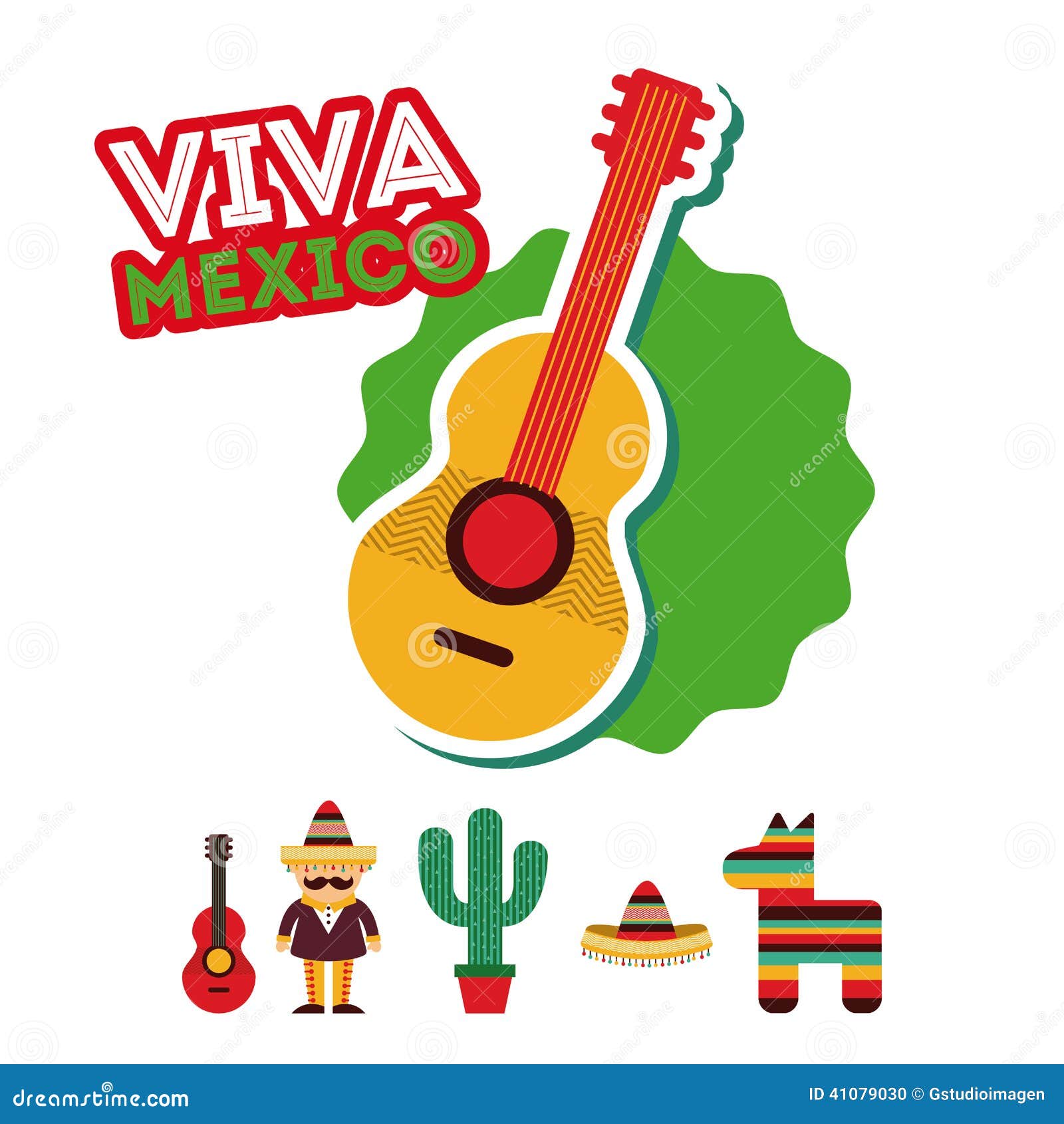 Mexico design stock vector. Illustration of ethnic, mariachi - 41079030