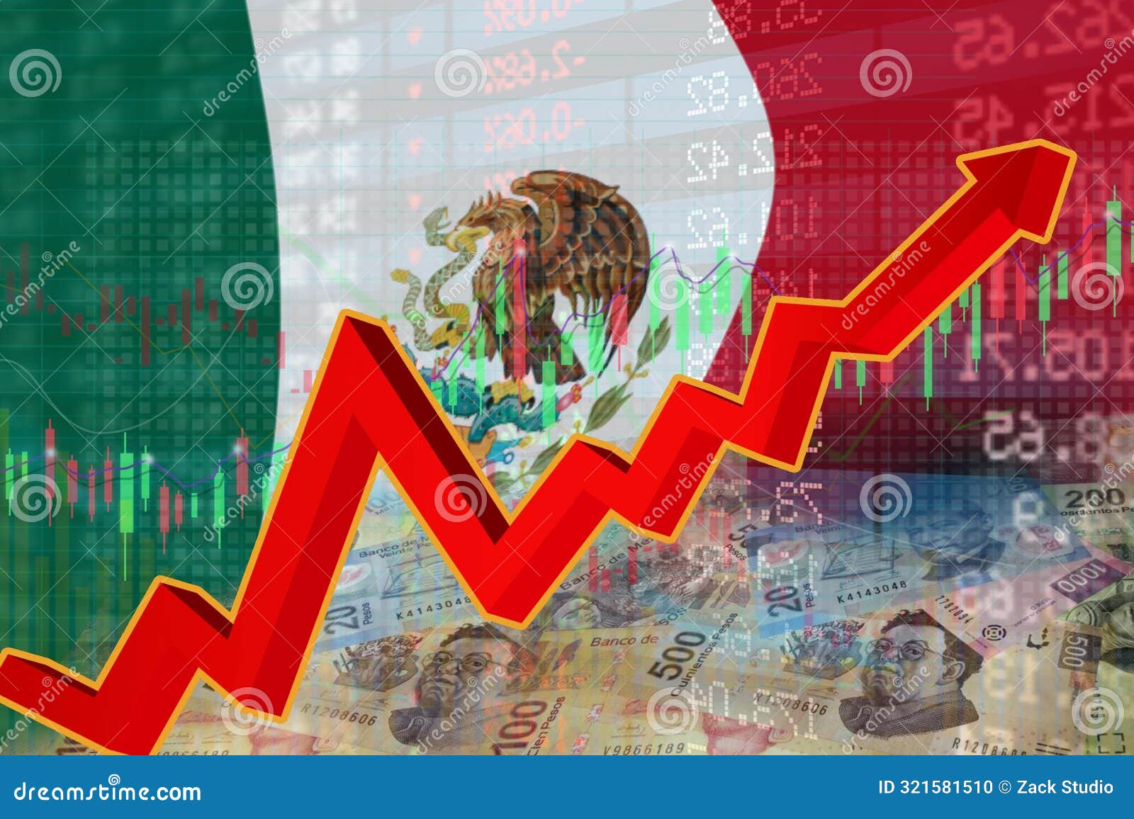 Mexico Economic Growth after Crisis Stock Photo - Image of economic ...