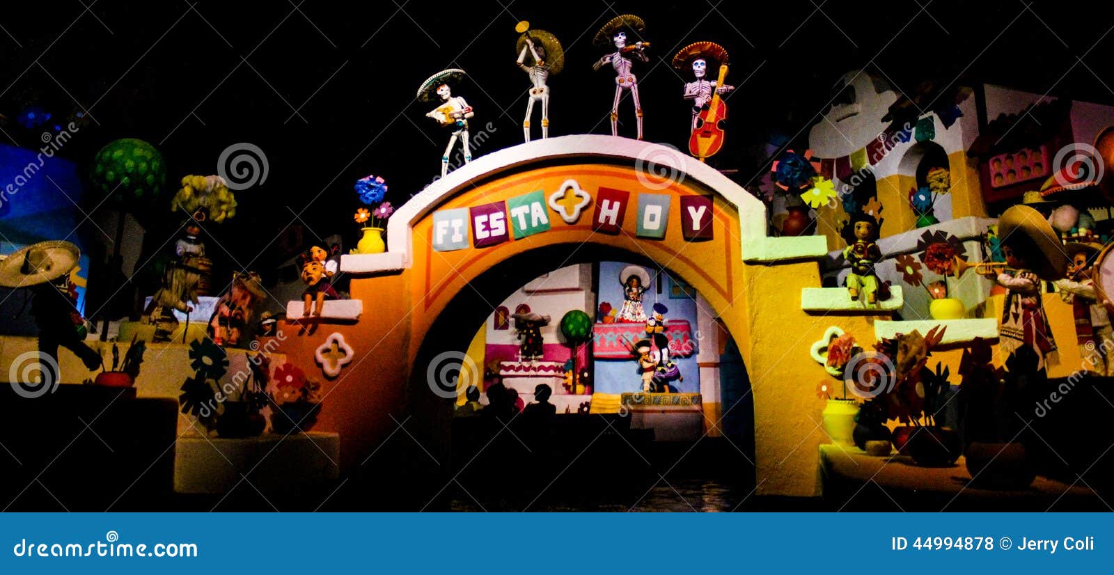 Epcot Mexico Temple Pavilion At Night Editorial Photo | CartoonDealer ...